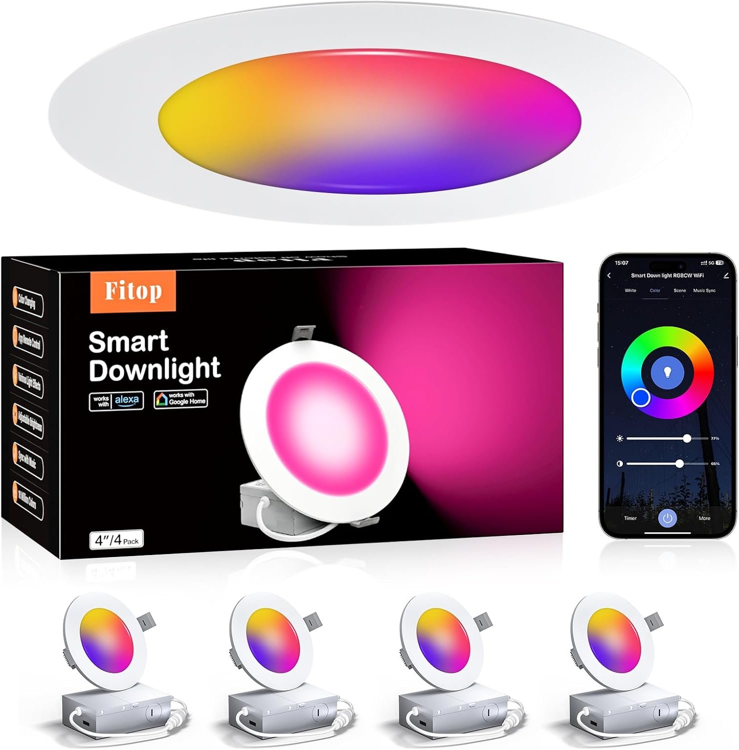 Fitop Smart Recessed Lighting Review – InnovativeGizmosl